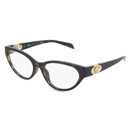 Versace VE3372U Brille Damen | Fassung: Vollrand, Cat Eye, Havanna