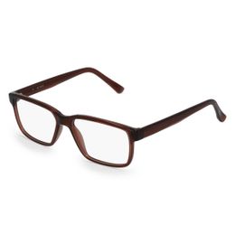 Fielmann MC 542 CL Brille Herren | Fassung: Vollrand, Quadratisch, Braun Transparent