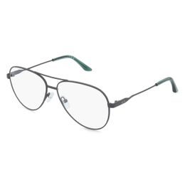 Emporio Armani AX1077 Brille Unisex | Fassung: Vollrand, Pilot, Grau Matt