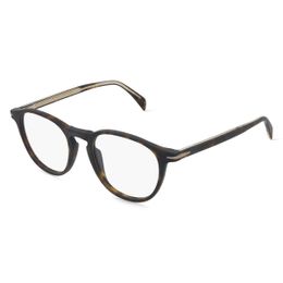 David Beckham DB 1018 Brille Herren | Fassung: Vollrand, Panto, Havanna