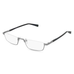 Fielmann OPH 9974 CL HANS Brille Herren | Fassung: Halbrand, Halb, Gun Schwarz