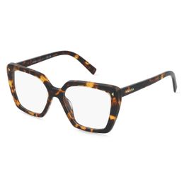 Prada PR 16ZV Brille Damen | Fassung: Vollrand, Quadratisch, Havanna