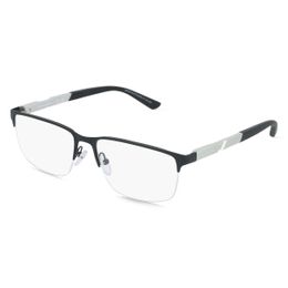 Emporio Armani EA1164 Brille Herren | Fassung: Halbrand, Eckig, Schwarz Matt