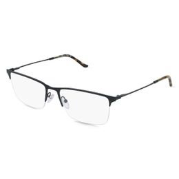 Emporio Armani EA1171 Brille Herren | Fassung: Halbrand, Eckig, Schwarz Matt