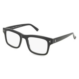Fielmann MC 634 FLEX FA ARTHUR Brille Herren | Fassung: Vollrand, Quadratisch, Schwarz Gl&auml;nzend