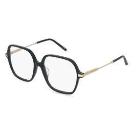 Nina Ricci VNR432 Brille Damen | Fassung: Vollrand, Quadratisch, Schwarz Gl&auml;nzend