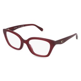 Coach 0HC6270U Brille Damen | Fassung: Vollrand, Cat Eye, Rot