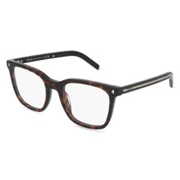 Prada PR B11V Brille Damen | Fassung: Vollrand, Quadratisch, Braun Orange