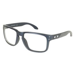 Oakley OX8156 Brille Herren | Fassung: Vollrand, Quadratisch, Blau Matt