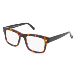 Fielmann MC 634 FLEX FA ARTHUR Brille Herren | Fassung: Vollrand, Quadratisch, Havanna Milchig
