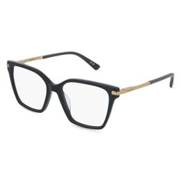 Nina Ricci VNR430 Brille Damen | Fassung: Vollrand, Quadratisch, Schwarz Gl&auml;nzend