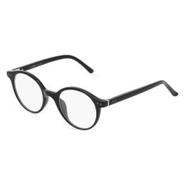 Fielmann LN 021 CL Brille Unisex | Fassung: Vollrand, Panto, Schwarz