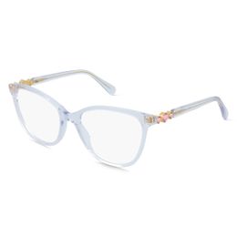 Swarovski SK2020 Brille Damen | Fassung: Vollrand, Quadratisch, Kristall Transparent