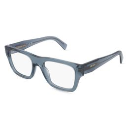 Prada 0PR C01V Brille Herren | Fassung: Vollrand, Quadratisch, Blau Transparent
