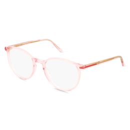 Fielmann ABC 096 CL LENA Brille Damen | Fassung: Vollrand, Panto, Pink Transparent