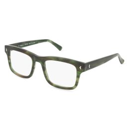 Fielmann MC 634 FLEX FA ARTHUR Brille Herren | Fassung: Vollrand, Quadratisch, Gr&uuml;n Havanna