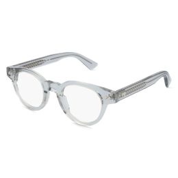 Bottega Veneta BV1443O Brille Unisex | Fassung: Vollrand, Rund, Grau