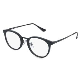 Ray-Ban RX7266D Brille Unisex | Fassung: Vollrand, Panto, Schwarz