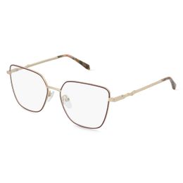 Zadig & Voltaire Zadig & Voltaire VZV449 Brille Damen | Fassung: Vollrand, Cat Eye, Gold Gl&auml;nzend