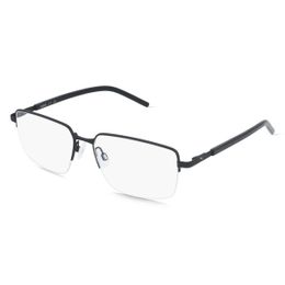 Puma PU0538O Brille Herren | Fassung: Halbrand, Eckig, Schwarz