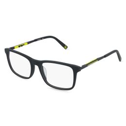 Fila VFI880 Brille Herren | Fassung: Vollrand, Geometrisch, Schwarz Matt