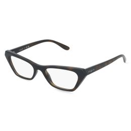 Vogue 0VO5670 Brille Damen | Fassung: Vollrand, Cat Eye, Havanna Dunkel