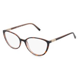 Guess GU3044 Brille Unisex | Fassung: Vollrand, Cat Eye, Havanna Dunkel