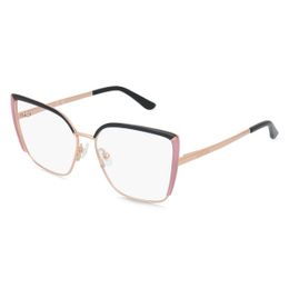 Guess GU50249 Brille Damen | Fassung: Vollrand, Quadratisch, Schwarz