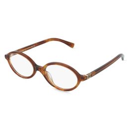 Miu Miu 0MU 01XV Brille Damen | Fassung: Vollrand, Oval, Havanna