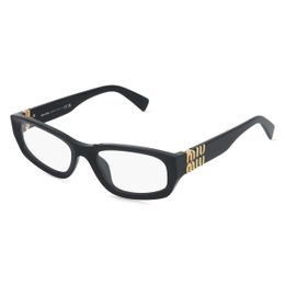 Miu Miu 0MU 04YV Brille Damen | Fassung: Vollrand, Geometrisch, Schwarz