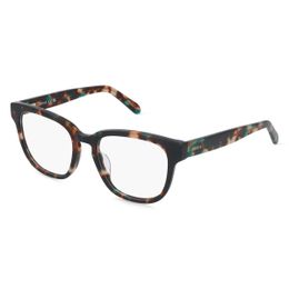 Fossil FOS 7194 Brille Damen | Fassung: Vollrand, Quadratisch, Havanna Gr&uuml;n