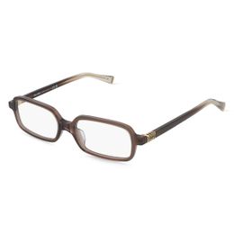 Miu Miu 0MU 01YV Brille Damen | Fassung: Vollrand, Eckig, Braun Transparent