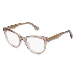 Nina Ricci VNR409 Brille Damen | Fassung: Vollrand, Cat Eye, Braun Transparent