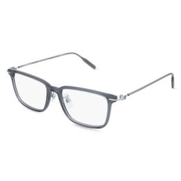 Montblanc MB0489OA Brille Herren | Fassung: Vollrand, Eckig, Grau