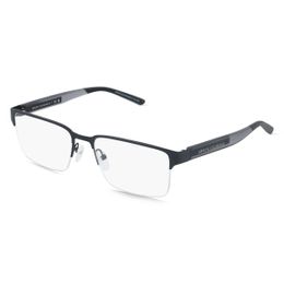 Emporio Armani AX1075 Brille Herren | Fassung: Halbrand, Eckig, Schwarz Matt