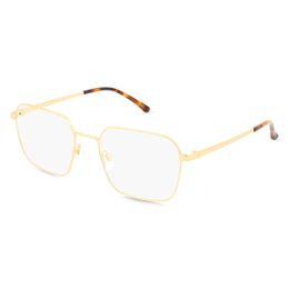Fielmann BD 589 FA BERT Brille Herren | Fassung: Vollrand, Quadratisch, Gold Gl&auml;nzend