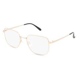 Fielmann BD 586 FA MICHEL Brille Unisex | Fassung: Vollrand, Quadratisch, Gold Gl&auml;nzend