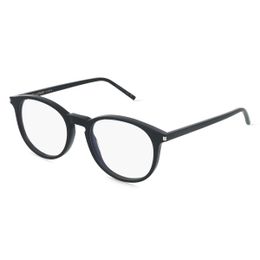 SAINT LAURENT SL 106 Brille Unisex | Fassung: Vollrand, Rund, Schwarz
