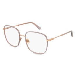 Nina Ricci VNR427 Brille Damen | Fassung: Vollrand, Quadratisch, Gold Gl&auml;nzend