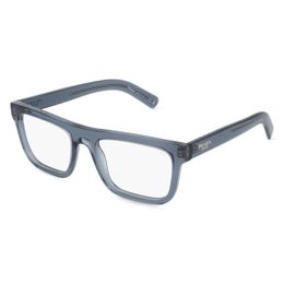 Prada 0PR C03V Brille Herren | Fassung: Vollrand, Quadratisch, Blau Transparent