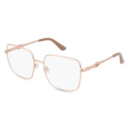 Guess GU2953 Brille Damen | Fassung: Vollrand, Quadratisch, Beige Gl&auml;nzend