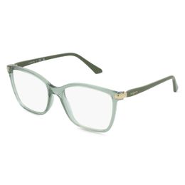 Vogue 0VO5654 Brille Damen | Fassung: Vollrand, Quadratisch, Gr&uuml;n Transparent