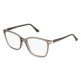 Vogue 0VO5654 Brille Damen | Fassung: Vollrand, Quadratisch, Braun Transparent