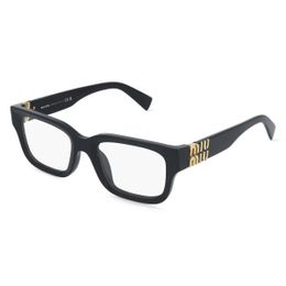 Miu Miu 0MU 02YV Brille Damen | Fassung: Vollrand, Eckig, Schwarz