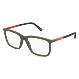 Prada Linea Rossa 0PS 01SV Brille Herren | Fassung: Vollrand, Quadratisch, Gr&uuml;n Matt
