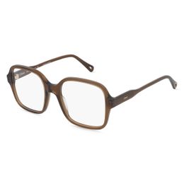 Chlo&eacute; Chlo&eacute; CH0126O Brille Damen | Fassung: Vollrand, Eckig, Braun Transparent