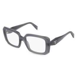 Prada 0PR C09V Brille Damen | Fassung: Vollrand, Quadratisch, Grau Milchig