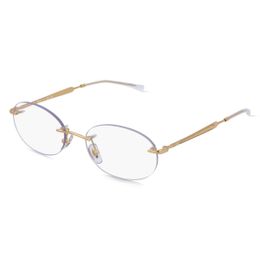 Ray-Ban 0RX3767V Brille Unisex | Fassung: Randlos, Oval, Gold