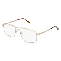 Fielmann BE 034 CL Brille Herren | Fassung: Vollrand, Quadratisch, Gold Gl&auml;nzend