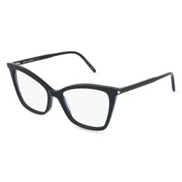 SAINT LAURENT SL 386 Brille Damen | Fassung: Vollrand, Cat Eye, Schwarz
